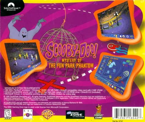 Scooby Doo Mystery Of The Fun Park Phantom Box Covers Mobygames