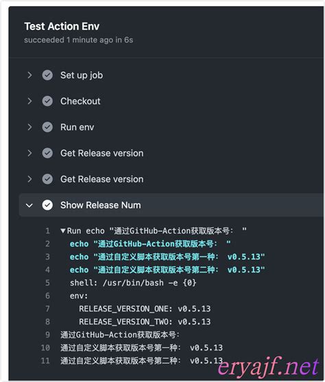 利用github-slug-action暴漏Github Action上下文中的关键变量 | 二丫讲梵
