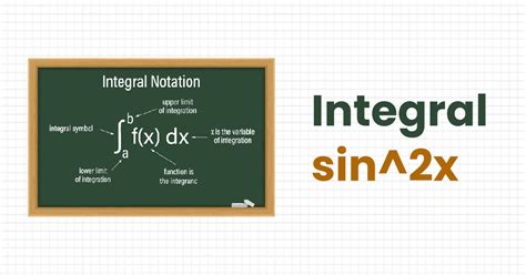 Integral Of Sin 2x Step By Step Guide
