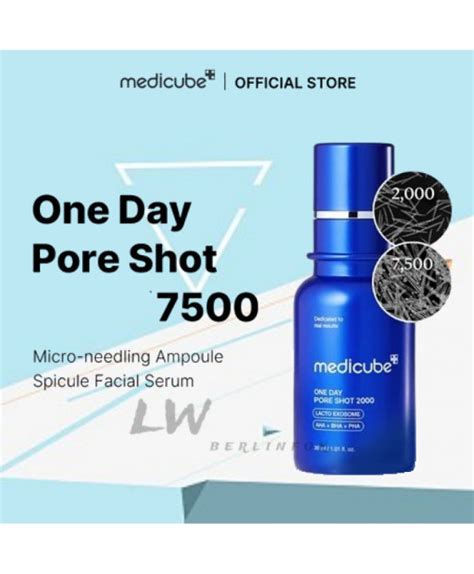 Ready Stock Medicube Zero Exosome Shot 7500 Ppm Spicule Facial Serum