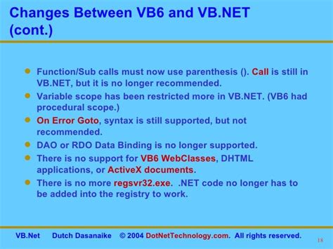 Vbnet Language Features