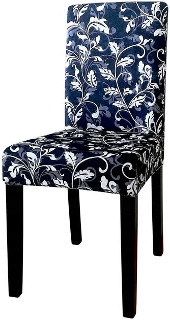 Чохол на стілець велюровий універсальний Oslo Візерунки оксамит чорний 11183455093o 2