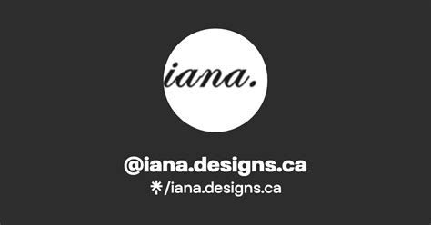Ianadesignsca Instagram Tiktok Linktree