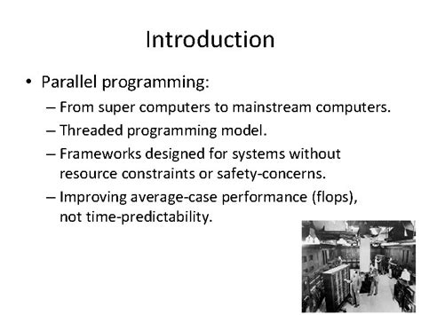 Parallel Programming And Timing Analysis On Embedded Multicores
