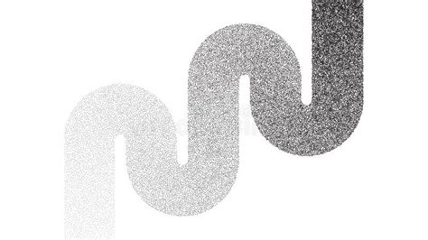 Dotwork Wave Pattern Background Black Noise Stipple Dots Zig Zag Wave