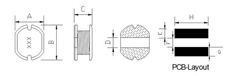 SMD Unshielded Power Inductor Electronic Components Supplier