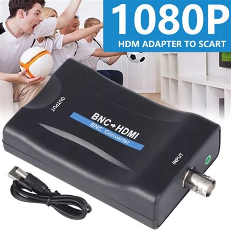BNC TO HDMI Converter BNC Female To HDMI Video Adapter For HDTV Projector PicClick UK