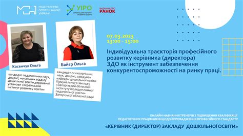 Онлайн навчання за темою «Індивідуальна траєкторія професійного розвитку керівника директора