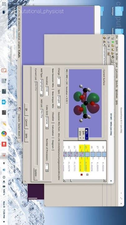 Visualizing Molecular Orbitals With Gaussview Youtube