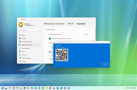 How To Share Wi Fi Password With Qr Code On Windows 11 Pureinfotech