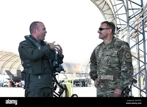 U S Air Force Col Charles Schuck Commander Of The 33rd Operations