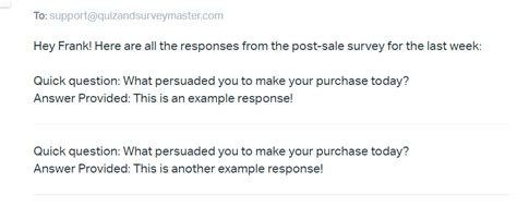Summary Emails Quiz And Survey Master