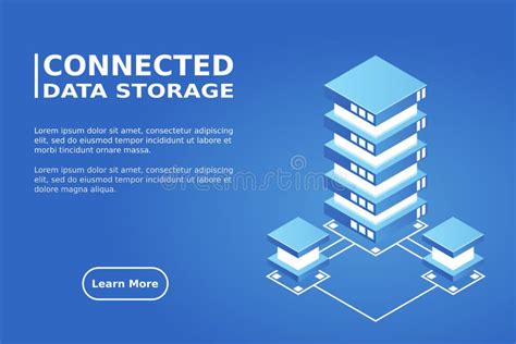 Mainframe Powered Server High Technology Concept Data Center Cloud