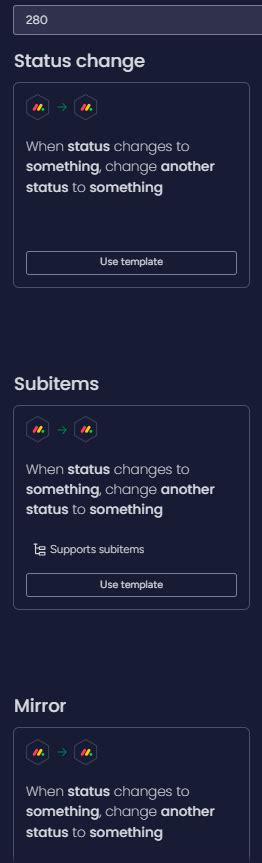 mirror status column automations feature requests monday community