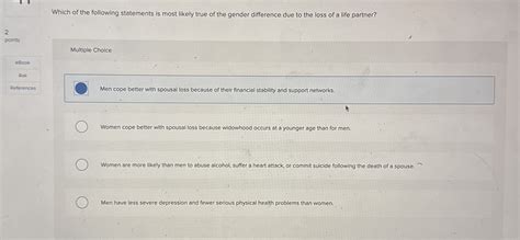 Solved Which of the following statements is most likely true | Chegg.com
