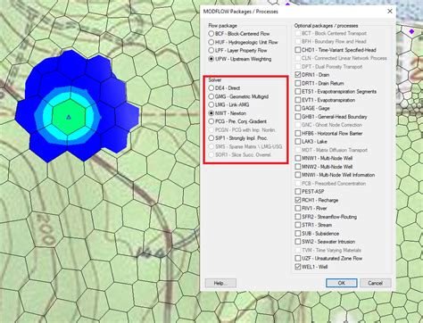 selecting the right modflow solver package aquaveo and water resources