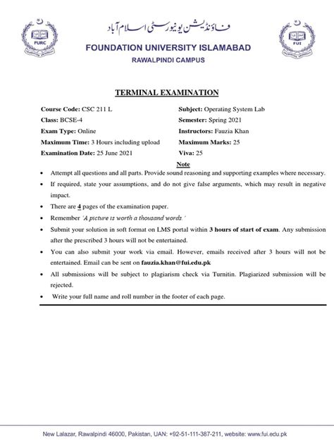 os lab terminal exam spring 2021 pdf shell computing numbers