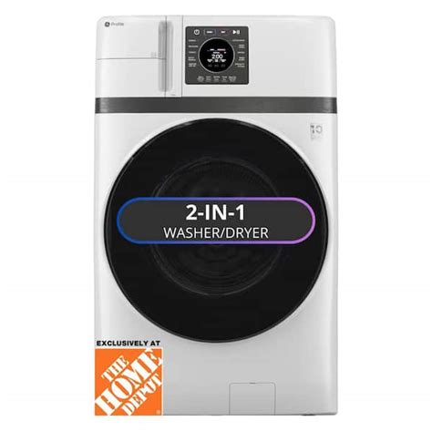 Ge Profile 4 6 Cu Ft Smart Ultrafast Electric Washer And Dryer Combo