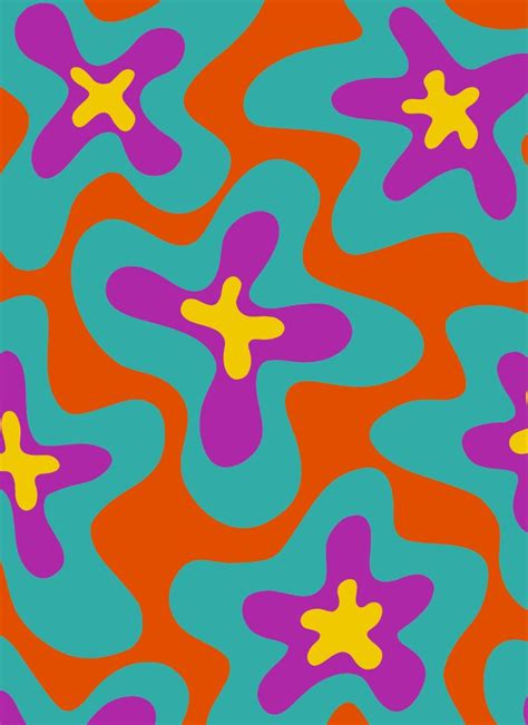 Abstract Retro Squiggles Art Print By Twisteddreamland Society6 Squiggle Art Art Collage