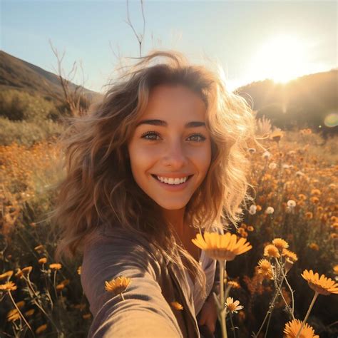 Premium Photo A Girl Taking A Selfie With A Digital Camera Smiling And Duc Digital Native Gen