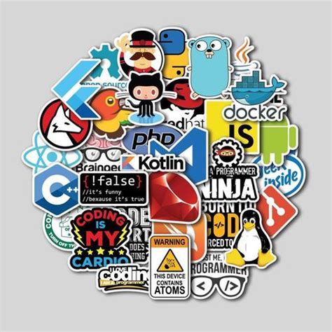 Jual Sticker Pack Programming And Coding Sticker Tumblr Laptop Stiker