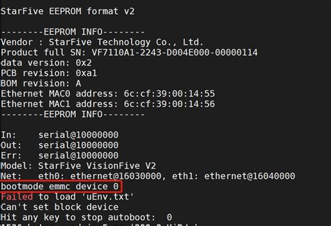 No Boot From Emmc Release Image 202302 Visionfive 2 En Rvspace Forum