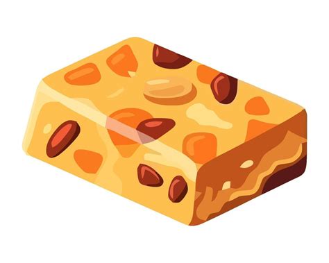 Dulce Turrón Cereal Y Nueces Icono Aislado 47643784 Vector En Vecteezy