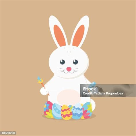 자신에게 매우 행복한 부활절 토끼 귀 벡터 일러스트를 가지고 0명에 대한 스톡 벡터 아트 및 기타 이미지 0명 검색 계절 Istock