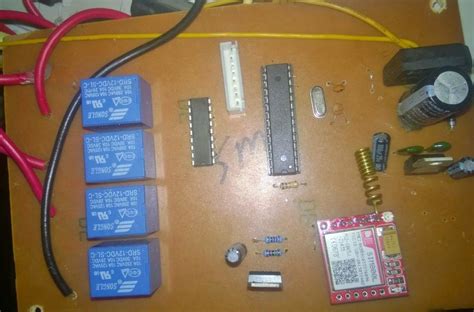 Physical Layout Of The Sms Based Device Control Circuit Download Scientific Diagram