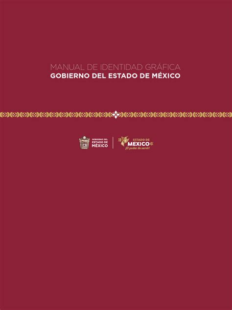 Manual Identidad Gobierno Del Estado De México 150124 Pdf Estado