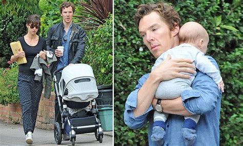 Actor Benedict Cumberbatch 39 Has Been Spotted Out And About In London With His Wife Sophie