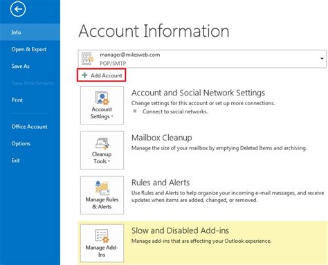 How To Setup Microsoft Outlook On Windows Operating System