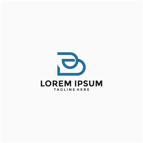 Design Do Logotipo Da Letra B Vetor Premium