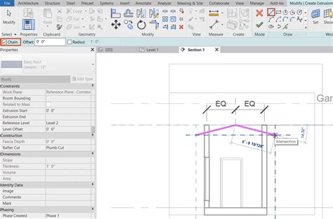 Roof Layout Design And Editing In Revit Adding Reference Planes For