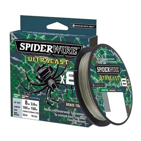 Spiderwire Ultracast Braid Superline 80lb 300yd Inshore Camo