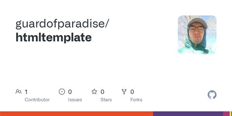 Github Guardofparadise Htmltemplate