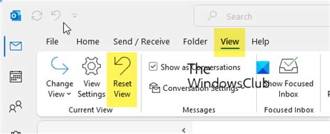 Outlook 视图已更改？ 在 Windows Pc 上将 Outlook 视图重置为默认值 Tech Club