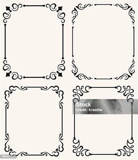 Blank Frames Stok Vektör Sanatı And Bölmek‘nin Daha Fazla Görseli