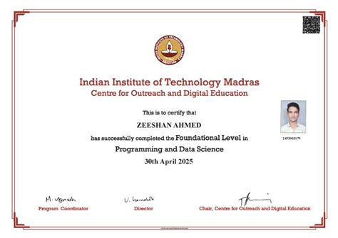 Iitmadras Datascience Programming Python Statistics Mathematics Zeeshan Ahmed 27 Comments