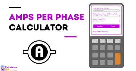 Amps Per Phase Calculator