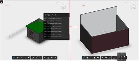 Can I Use Docking Panel In Autodesk Forge For Both Viewers Stack