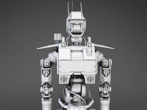 Chappie Robot 3d Model 199 3ds C4d Fbx Lwo Max Obj Free3d