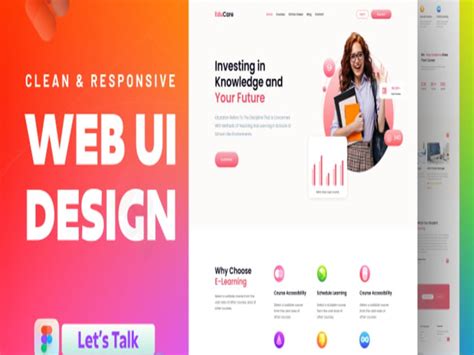 A Clean And Responsive Web UI UX Design Upwork