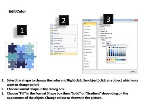 Powerpoint Theme Success Rectangular Jigsaw Puzzle Matrix Ppt Themes