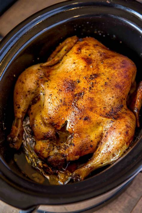 Deli Style Slow Cooker Rotisserie Chicken