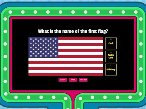 Flag Knowledge Gameshow Quiz