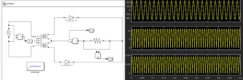 design and simulation of a single phase full wave rectifier with center