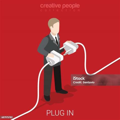 전원 코드 플러그 평면 3d 아이소메트리 아이소메트릭 개념 웹 벡터 일러스트 레이 션 크리에이 티브 사람들이 컬렉션입니다 0명에 대한 스톡 벡터 아트 및 기타 이미지