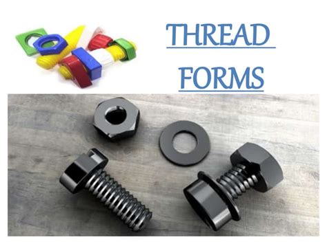 Part Athread Formsbolt And Nut Assemblysppt