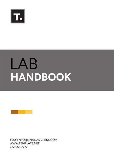 Free Lab Handbook Template To Edit Online